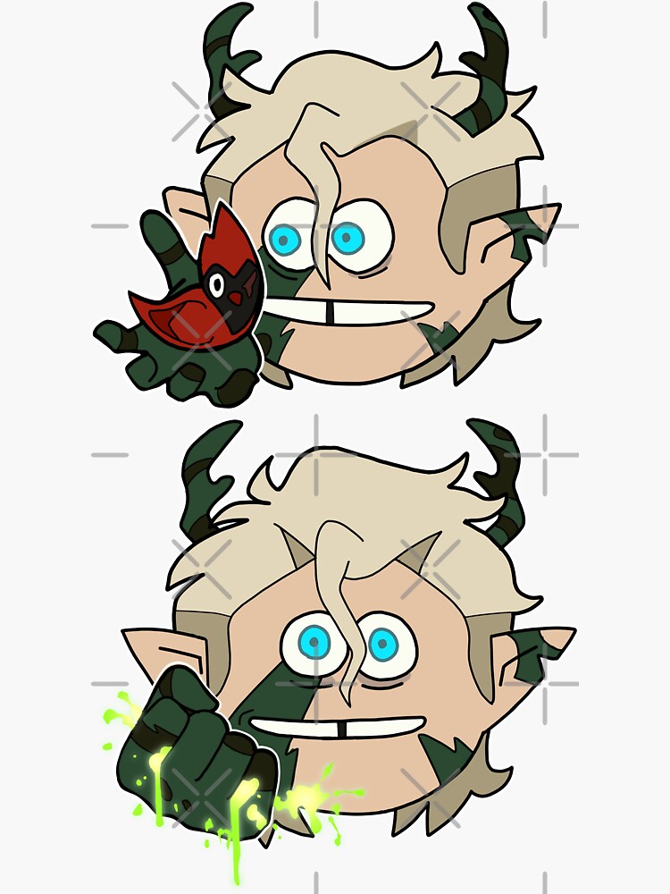 "Possessed Hunter Cursed Emojis" Sticker for Sale by HipsterScum | Redbubble