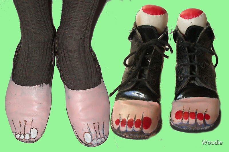 "Goody Two Toe Shoes. Magritte" by Woodie | Redbubble