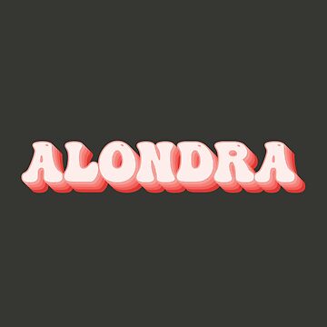 "Alondra - Name" Sticker for Sale by kindxinn | Redbubble