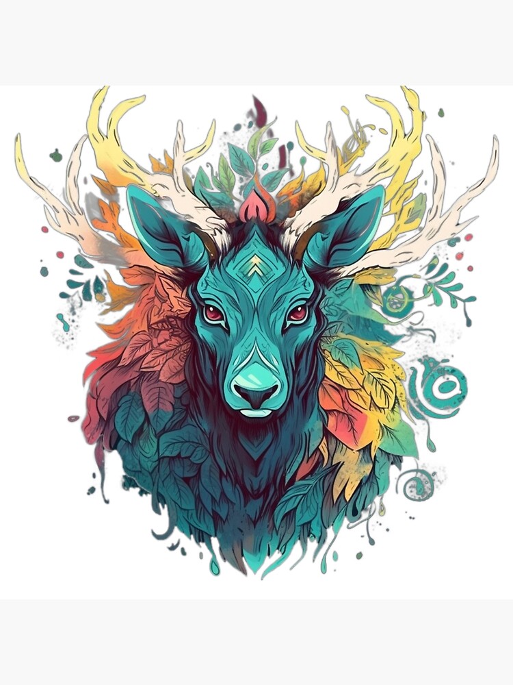 Deer - Forest spirit Premium Matte Vertical Poster sold by Ivy Nguyen ...