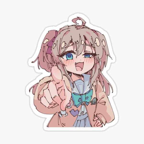 "neuro sama laughing at you " Sticker for Sale by Sir FallDrift | Redbubble