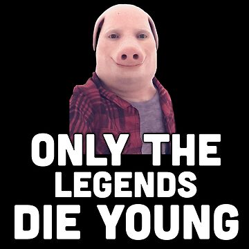 "John Pork " Sticker for Sale by wheezyprint | Redbubble