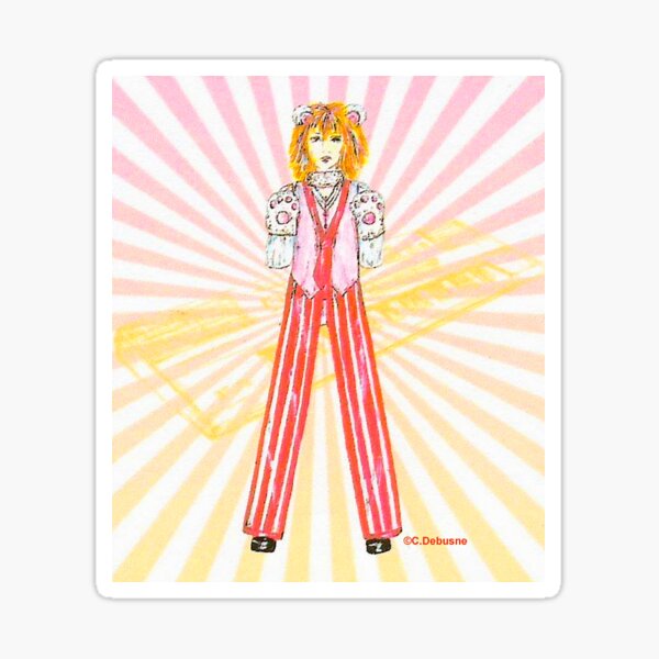 "Cosplay, Visual Kei" Sticker by Folklore | Redbubble