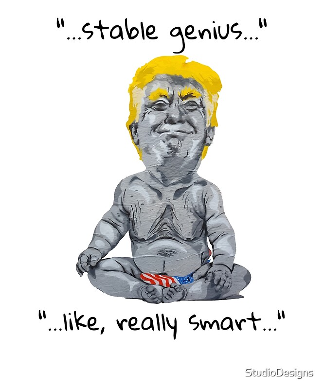 "Stable Genius - Like, Really Smart" by StudioDesigns | Redbubble