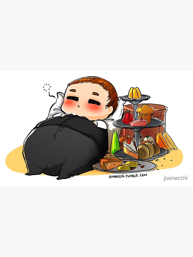 "Fat!Mycroft" Art Print by joanacchi | Redbubble