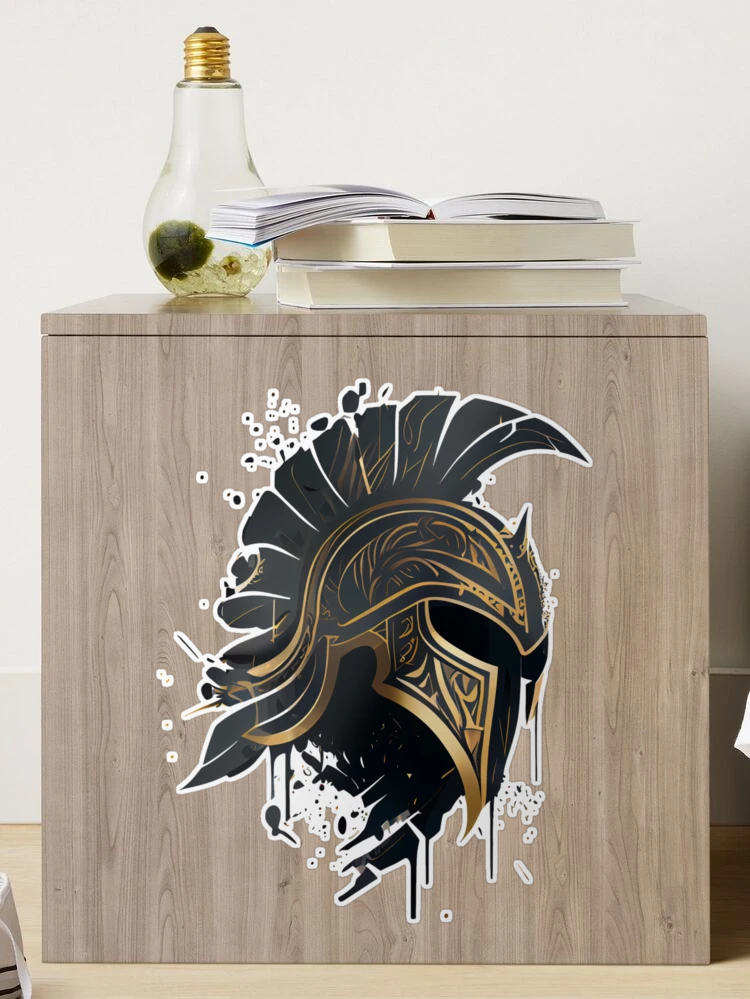 Spartaanse Helm Sticker Spartan Stickers | Unique Designs