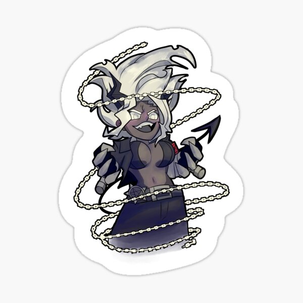 "Judgement (Helltaker)" Sticker for Sale by AnxiousTrashArt | Redbubble