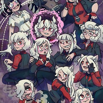 "Helltaker Group (Helltaker)" Poster for Sale by AnxiousTrashArt ...