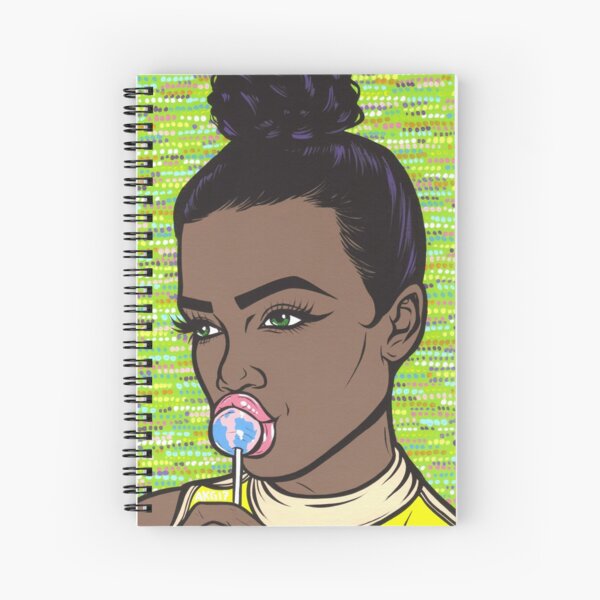 "Lollipop Lady" Spiral Notebook for Sale by turddemon | Redbubble
