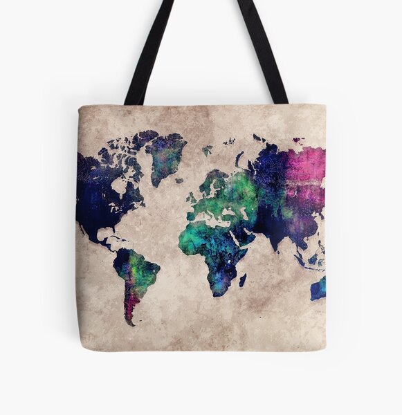 Map Tote Bags | Redbubble