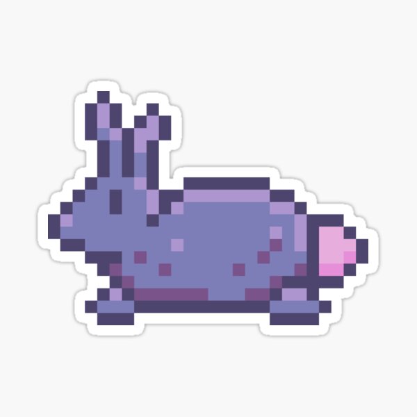 "Rabbit" Sticker for Sale by Ross-Pixels | Redbubble