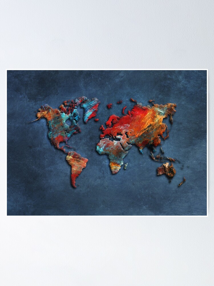 "World Map 2020 #map #worldmap" Poster by JBJart | Redbubble