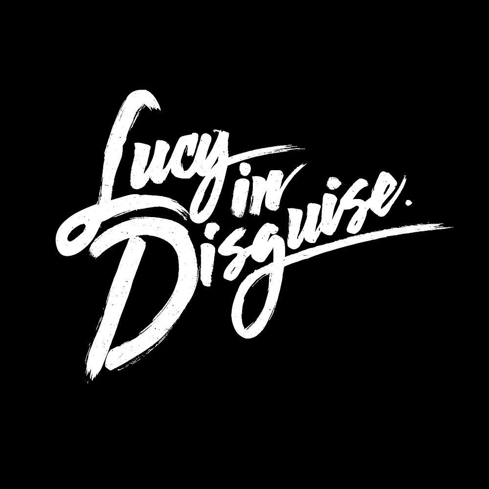 "Lucy In Disguise logo (white)" by LucynDisguise | Redbubble