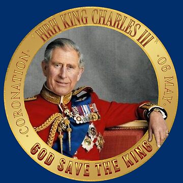 "King Charles III Coronation Souvenier. Commemorative 2023" Sticker for ...