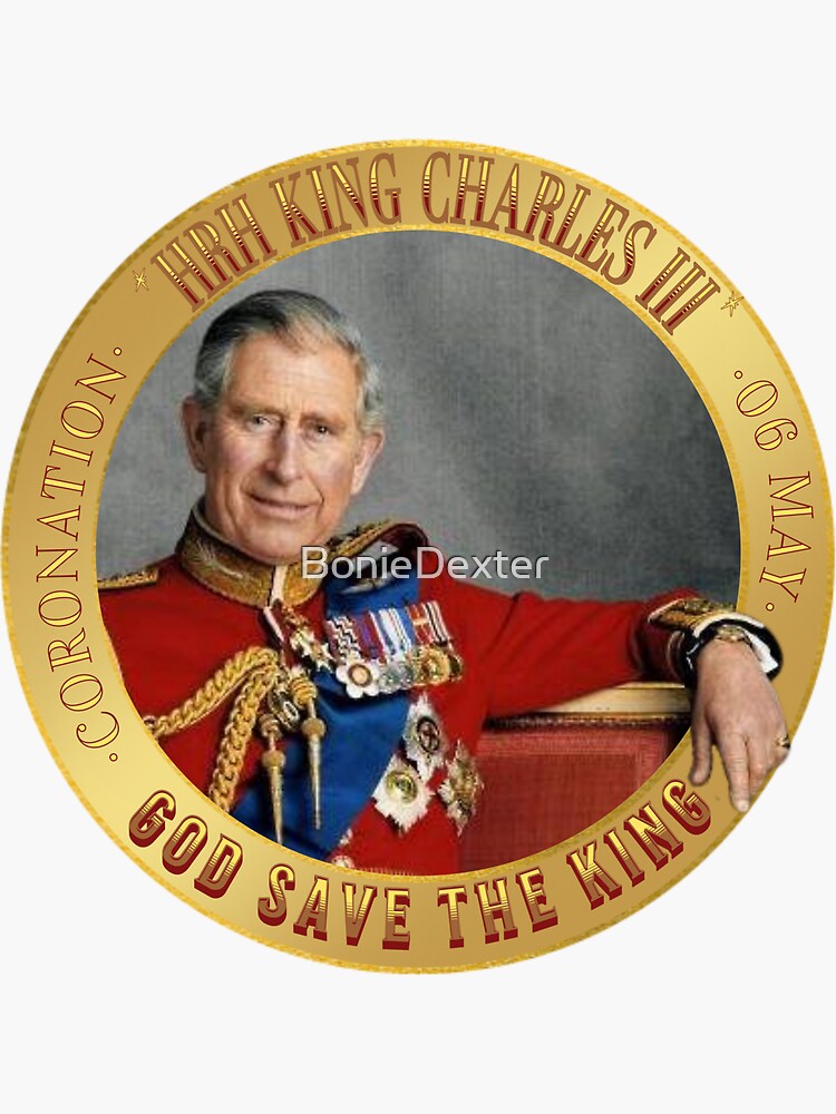 "King Charles III Coronation Souvenier. Commemorative 2023" Sticker for ...