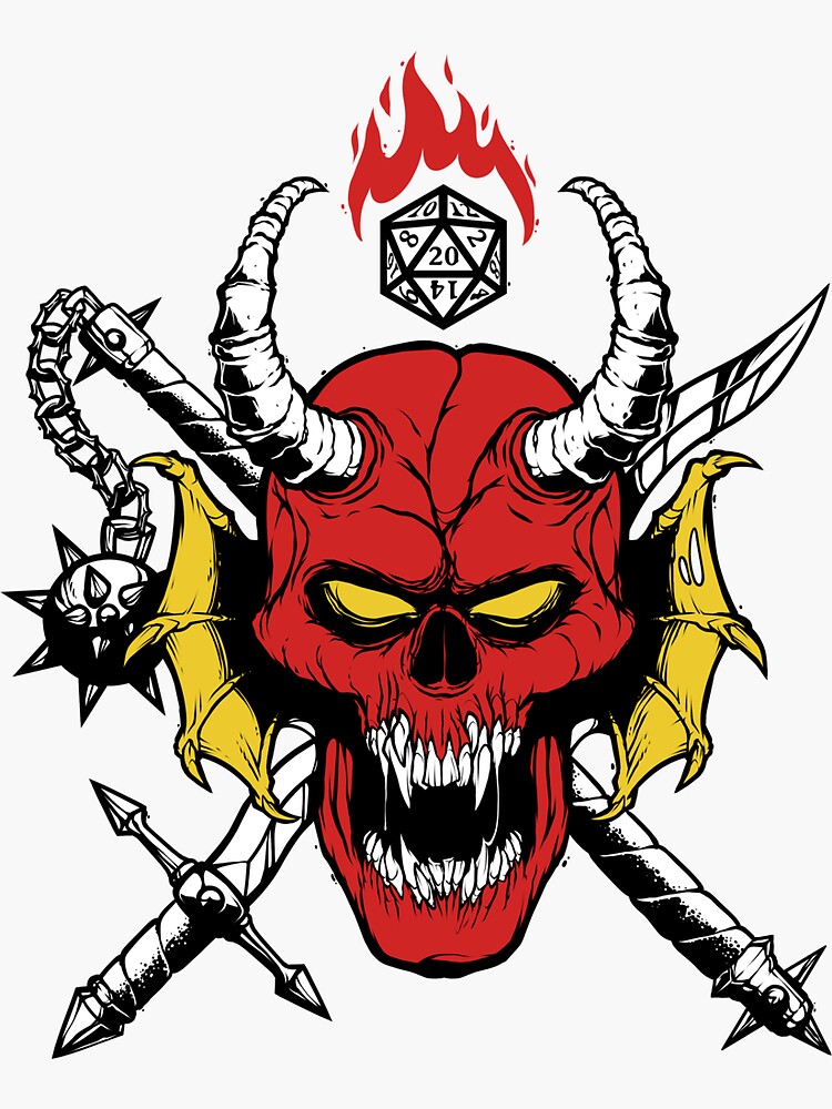 "HELLFIRE DEVIL CLUB" Sticker for Sale by remfreak | Redbubble