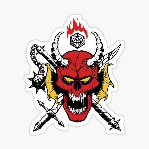 "HELLFIRE DEVIL CLUB" Sticker for Sale by remfreak | Redbubble