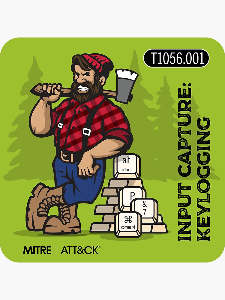 "ATT&CK T1506.001 - Input Capture: Keylogging" Sticker for Sale by ...
