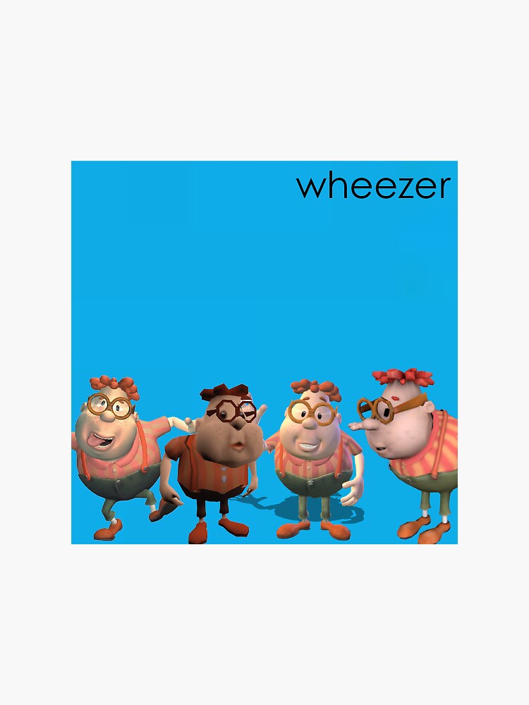 "Wheezer" Sticker for Sale by stardust-sphynx | Redbubble