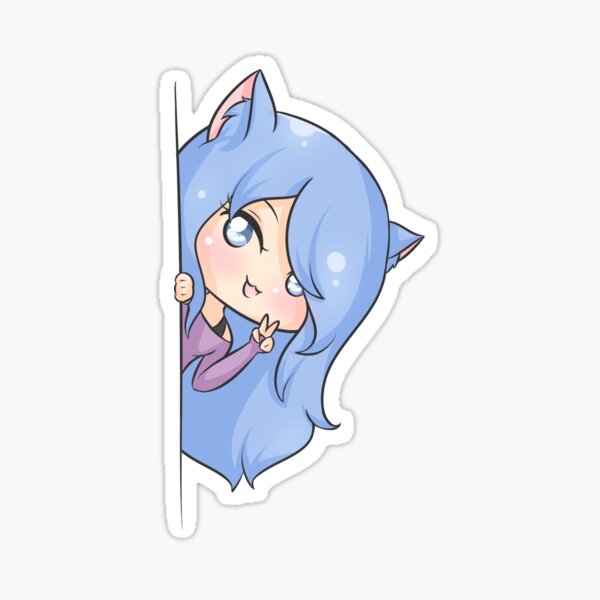 "Peeking" Sticker for Sale by GimmeHug | Redbubble