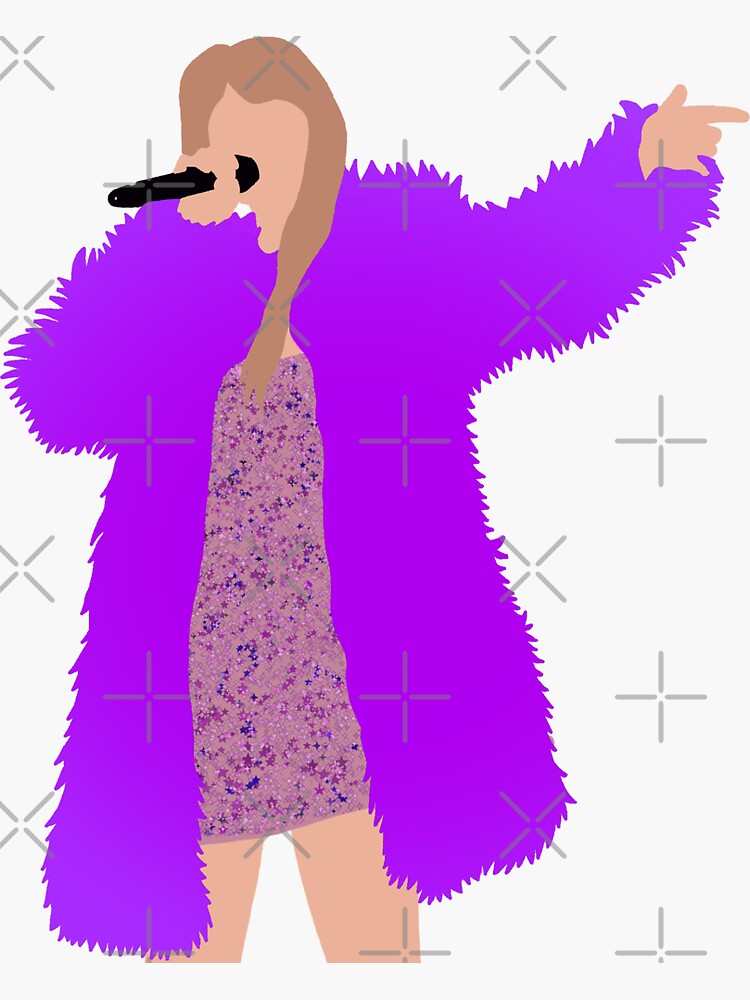 Taylor Swift Eras Tour Midnights Outfit Art Sticker For Sale By