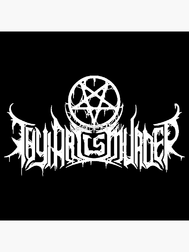 "thy art is murder thy art is murder" Sticker for Sale by Lambet Full ...