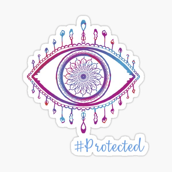 "Evil Eye" Sticker for Sale by tkel1 | Redbubble