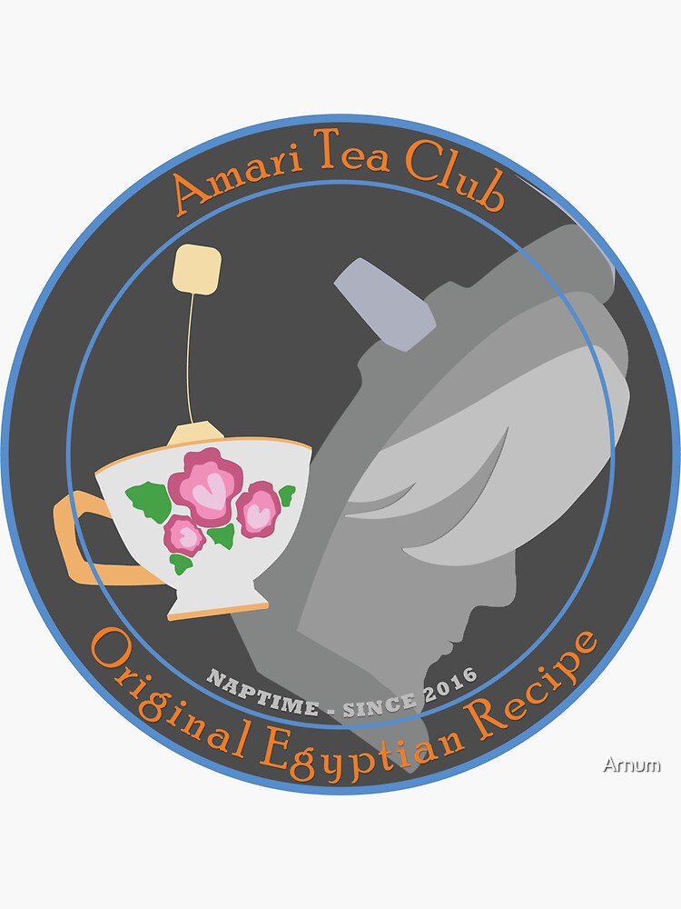 "Amari Tea Club" Sticker for Sale by Arnum | Redbubble