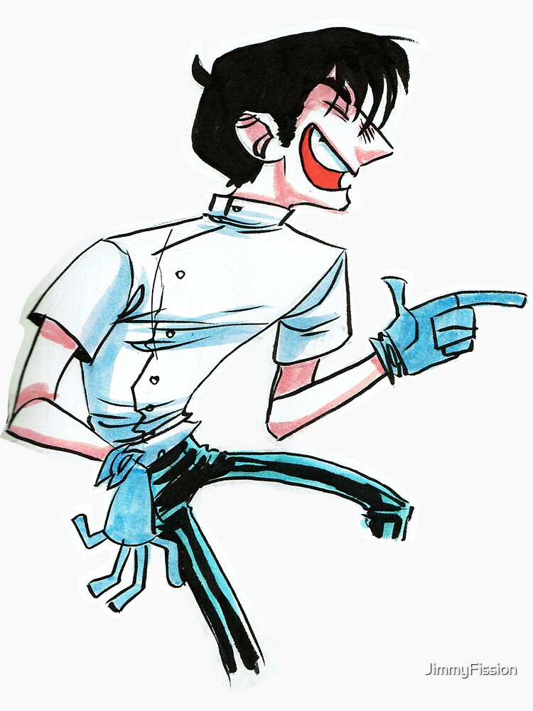 "Orin Scrivello DDS" Sticker by JimmyFission | Redbubble