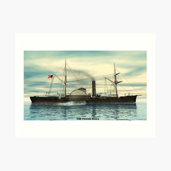 "CSS Patrick Henry" Art Print for Sale by Skyviper | Redbubble