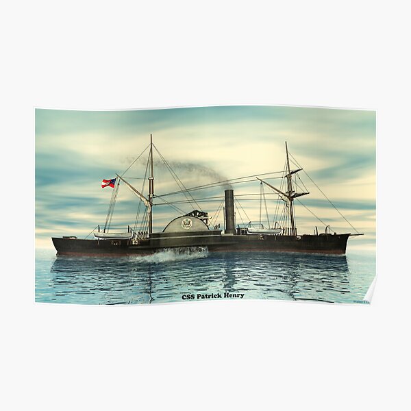 "CSS Patrick Henry" Poster for Sale by Skyviper | Redbubble
