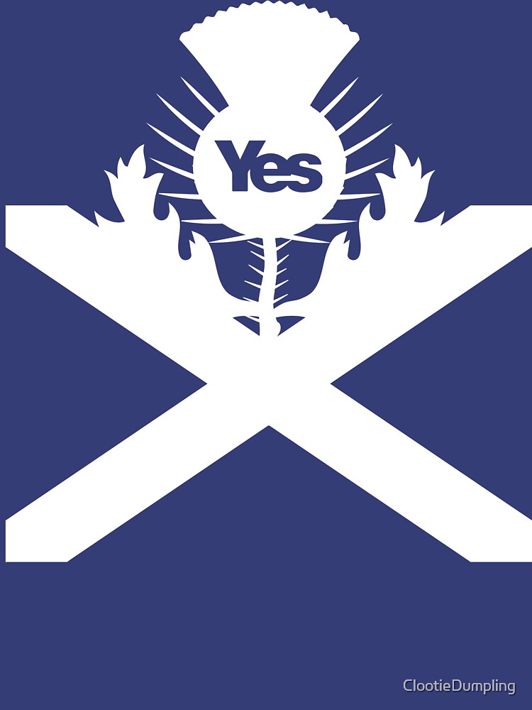 "Yes, Scotland" T-shirt for Sale by ClootieDumpling | Redbubble ...