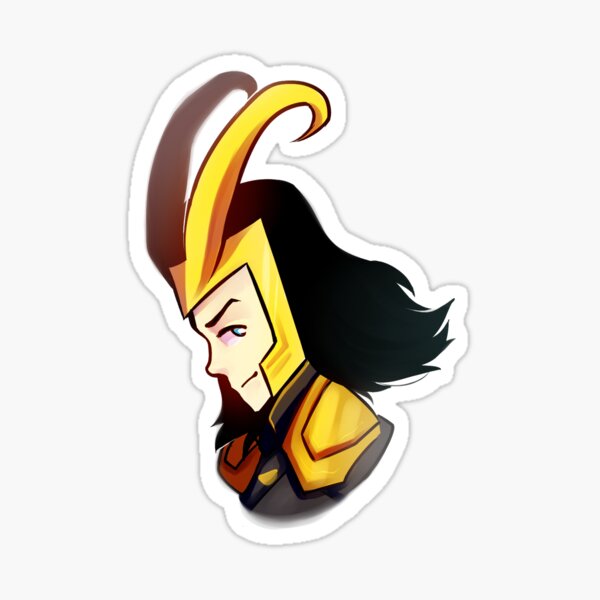 "Loki" Sticker for Sale by TehoT | Redbubble