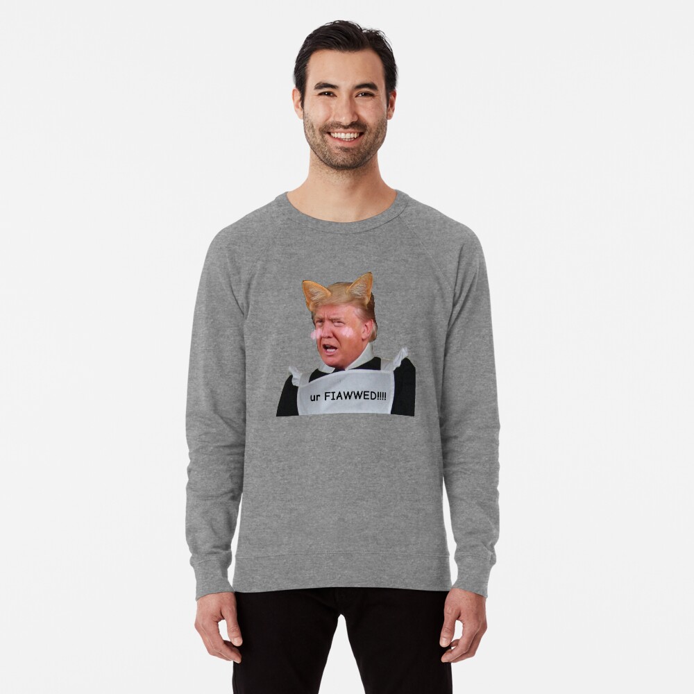 "catboy maid femboy donald trump" Sticker for Sale by paintedpicayune ...