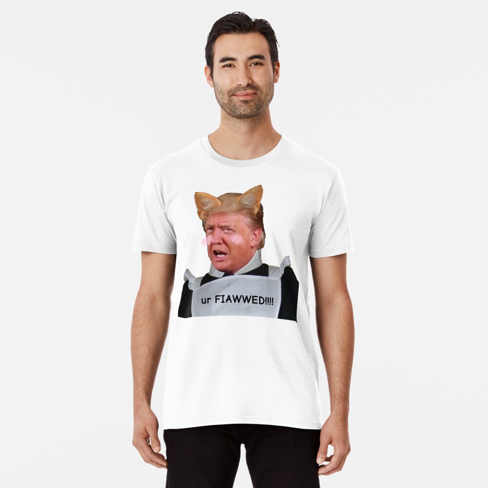 "catboy maid femboy donald trump" Sticker for Sale by paintedpicayune ...