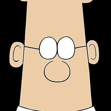 "Dilbert " Sticker for Sale by drewfitzgeral | Redbubble