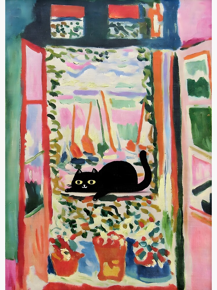 "Henri Matisse Matisse Open Window Cat" Photographic Print for Sale by ...