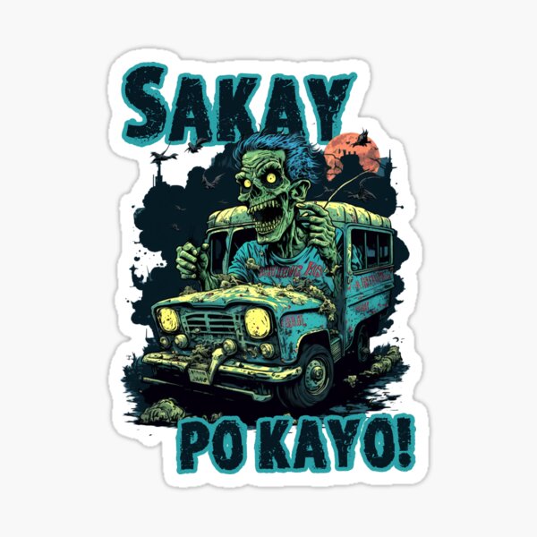"Sakay Po Kayo Jeepney" Sticker for Sale by AswangManila | Redbubble