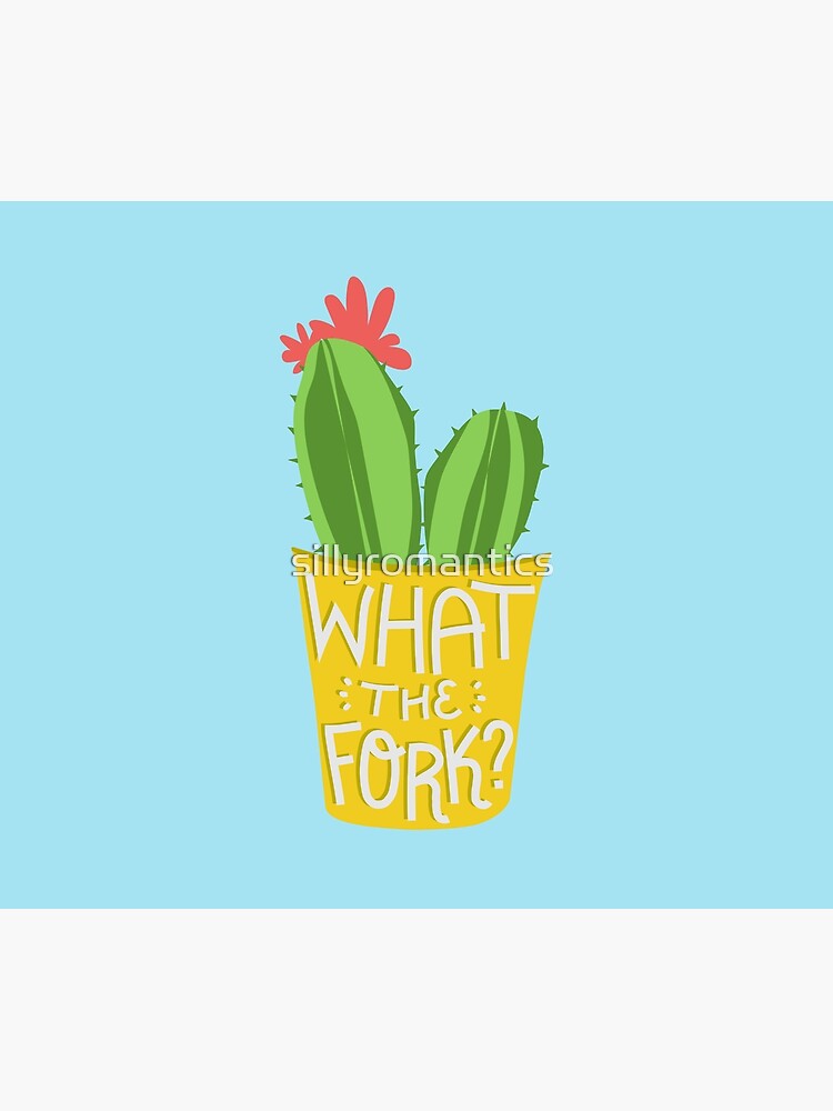 "what the fork? cactus (The Good Place)" Throw Blanket for Sale by ...