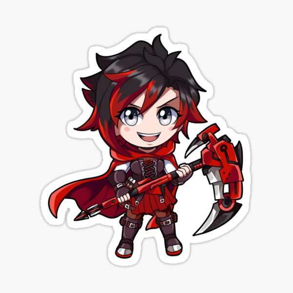 "Ruby Chibi" Sticker for Sale by Keith Montalbo | Redbubble