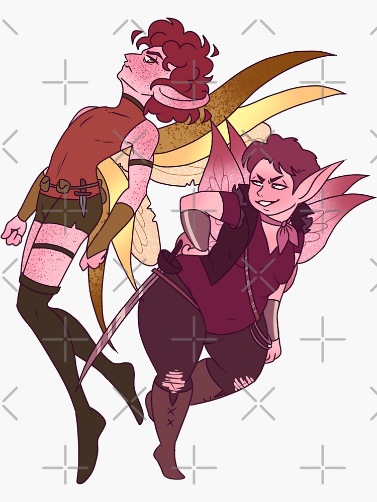 "Cartman and Kyle fairies | Kyman" Sticker for Sale by KushDoll | Redbubble