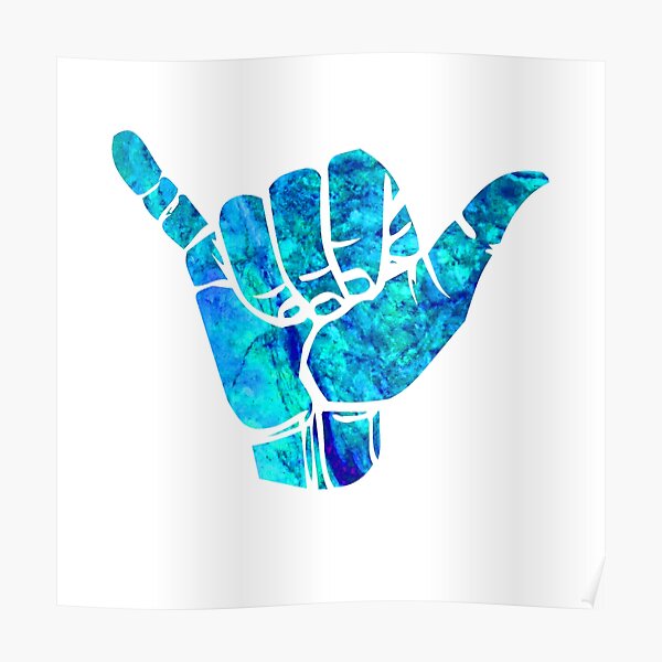 "Shaka Aesthetic Design" Poster by warddt | Redbubble
