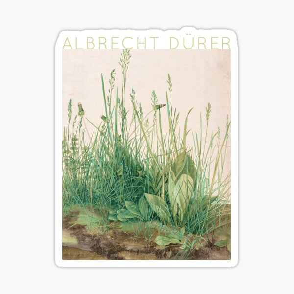 "Albrecht Dürer - Great Piece of Turf" Sticker for Sale by TwistedCity ...
