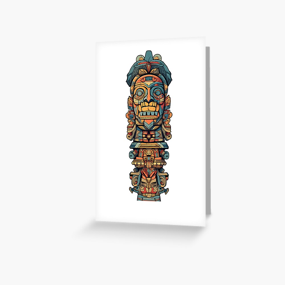 "Totem Inca" Sticker by Just66 | Redbubble