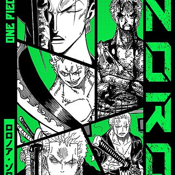 "Roronoa Zoro - One Piece Manga Panel color version" Poster for Sale by ...
