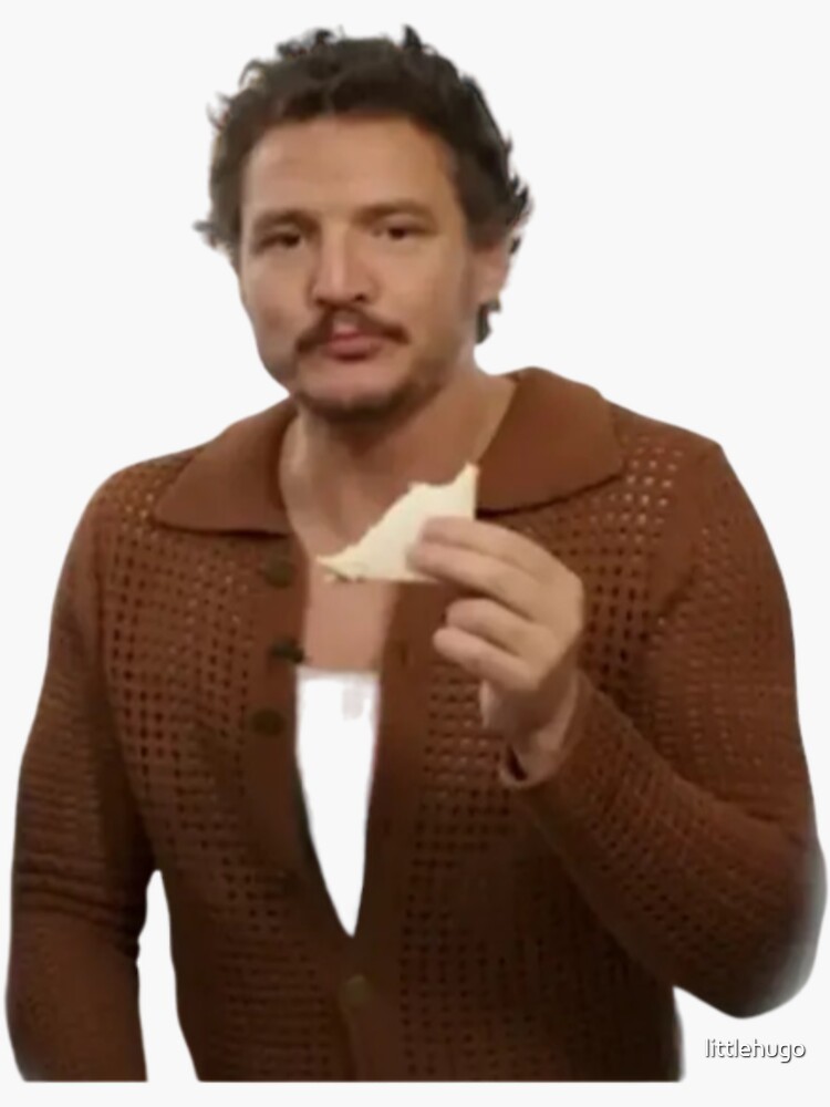 "Pedro Pascal meme" Sticker for Sale by littlehugo | Redbubble