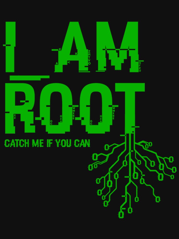"I AM ROOT " Essential T-Shirt for Sale by SamDevyn | Redbubble