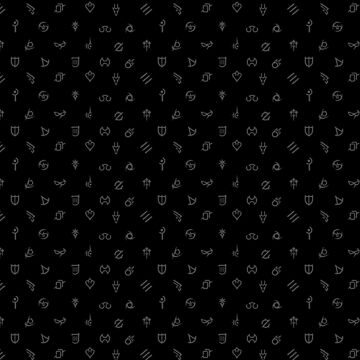 "FFXIV - All Jobs Symbols Pattern" Mouse Pad for Sale by ThePhookas ...