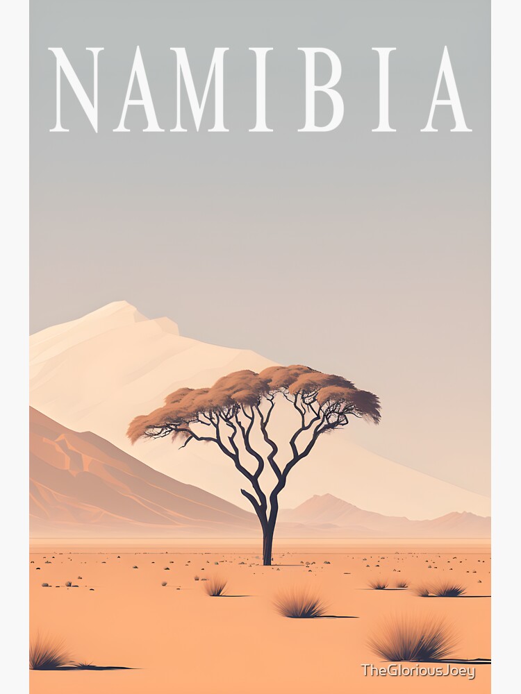 "Namibia safari savanna gift" Sticker for Sale by TheGloriousJoey ...