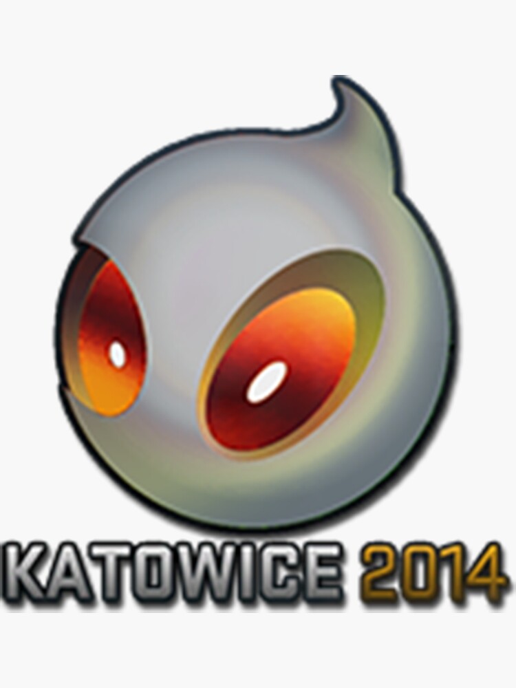 "Katowice 2014 Sticker" Sticker for Sale by Kaspito | Redbubble